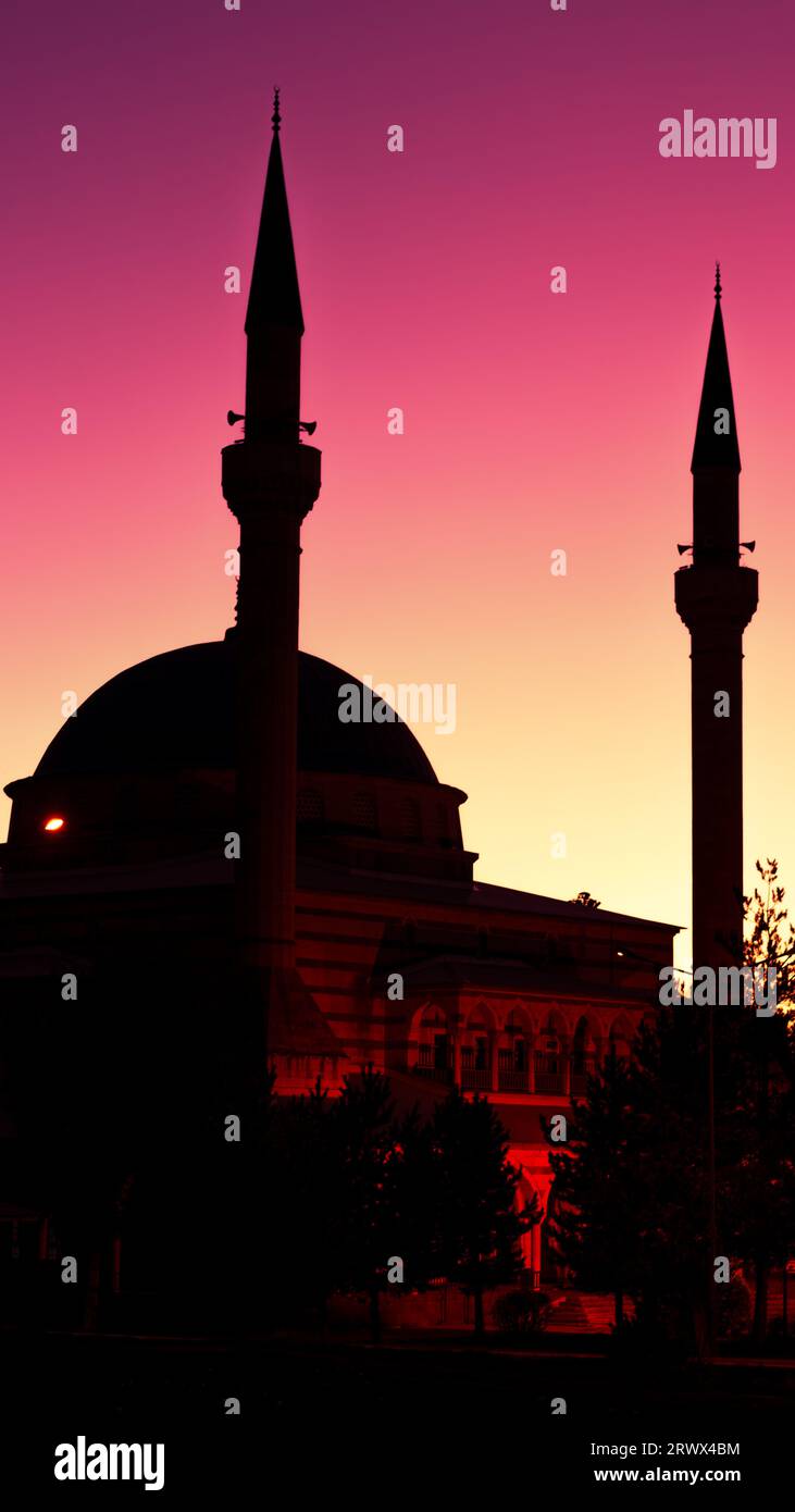 For Islamic holidays and special occasions, with a visual background ...