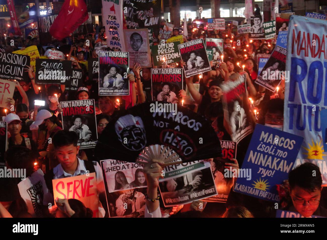 Manila, Rizal, Philippines. 21st Sep, 2023. Human rights activists ...
