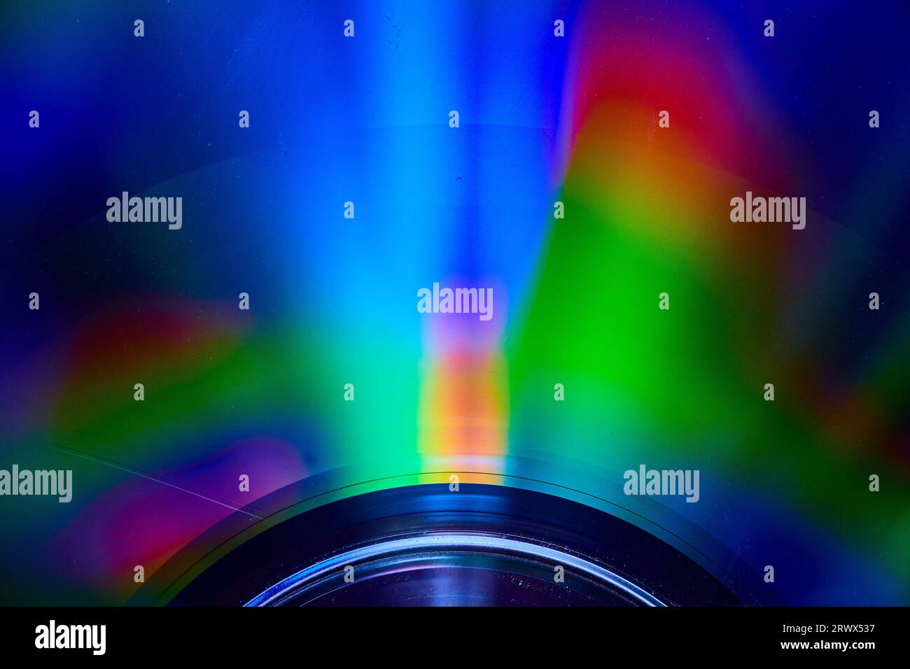 Abstract art aurora lights with black curved dome at bottom center in ...