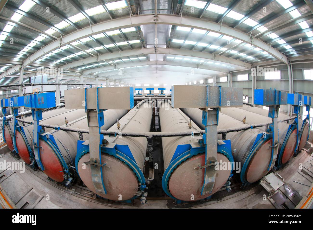 The production line of lightweight partition panels for new building ...