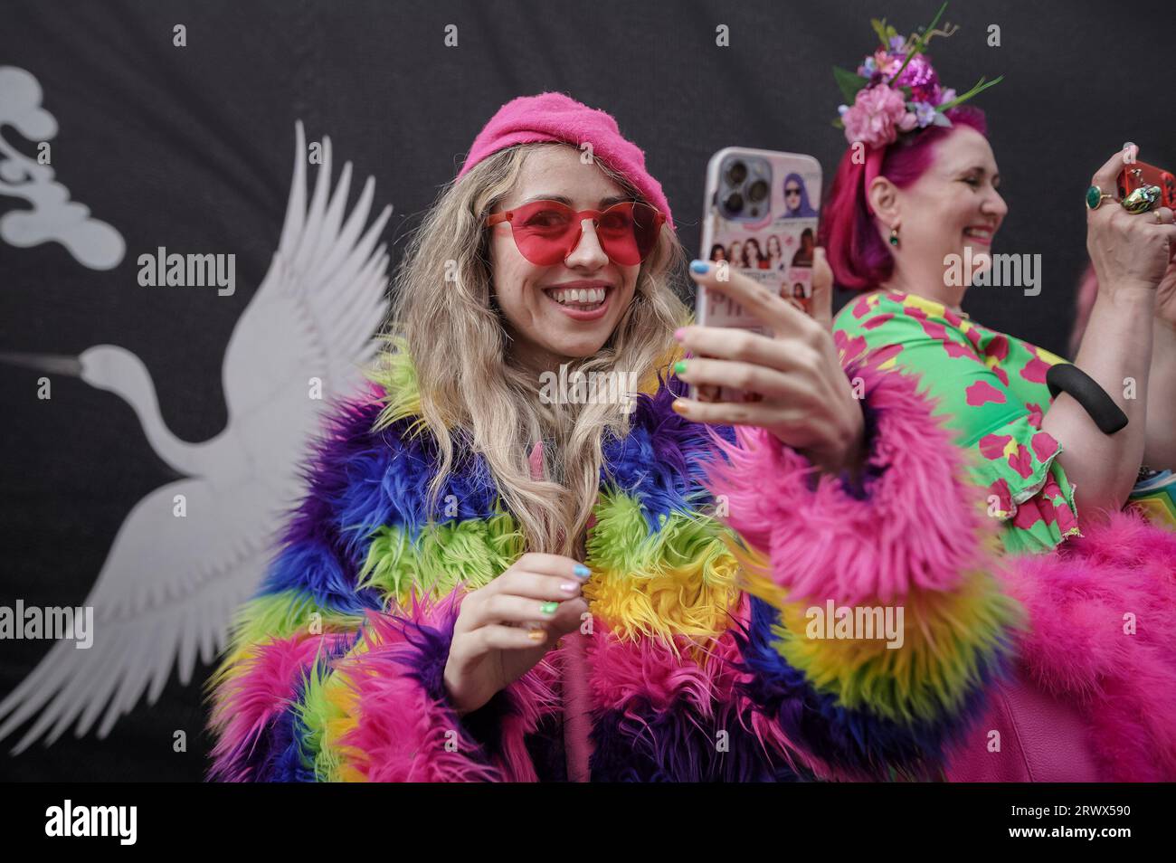 London, UK. 21st September 2023. London Colour Walk at Old Spitalfields ...