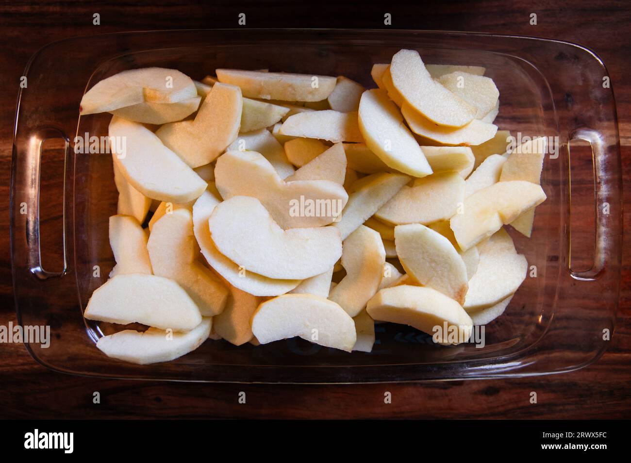 Sliced apples in glass hi-res stock photography and images - Alamy