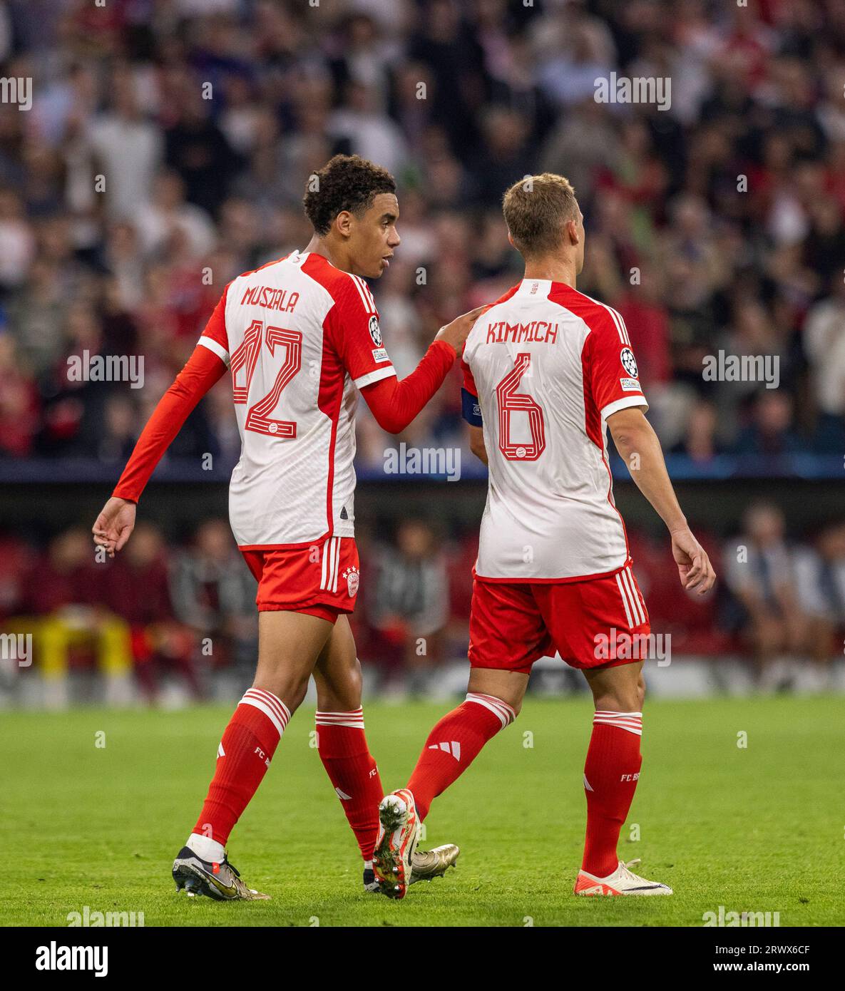 Munich, Germany. 20th Sep 2023. Jamal Musiala (Muenchen), Joshua ...