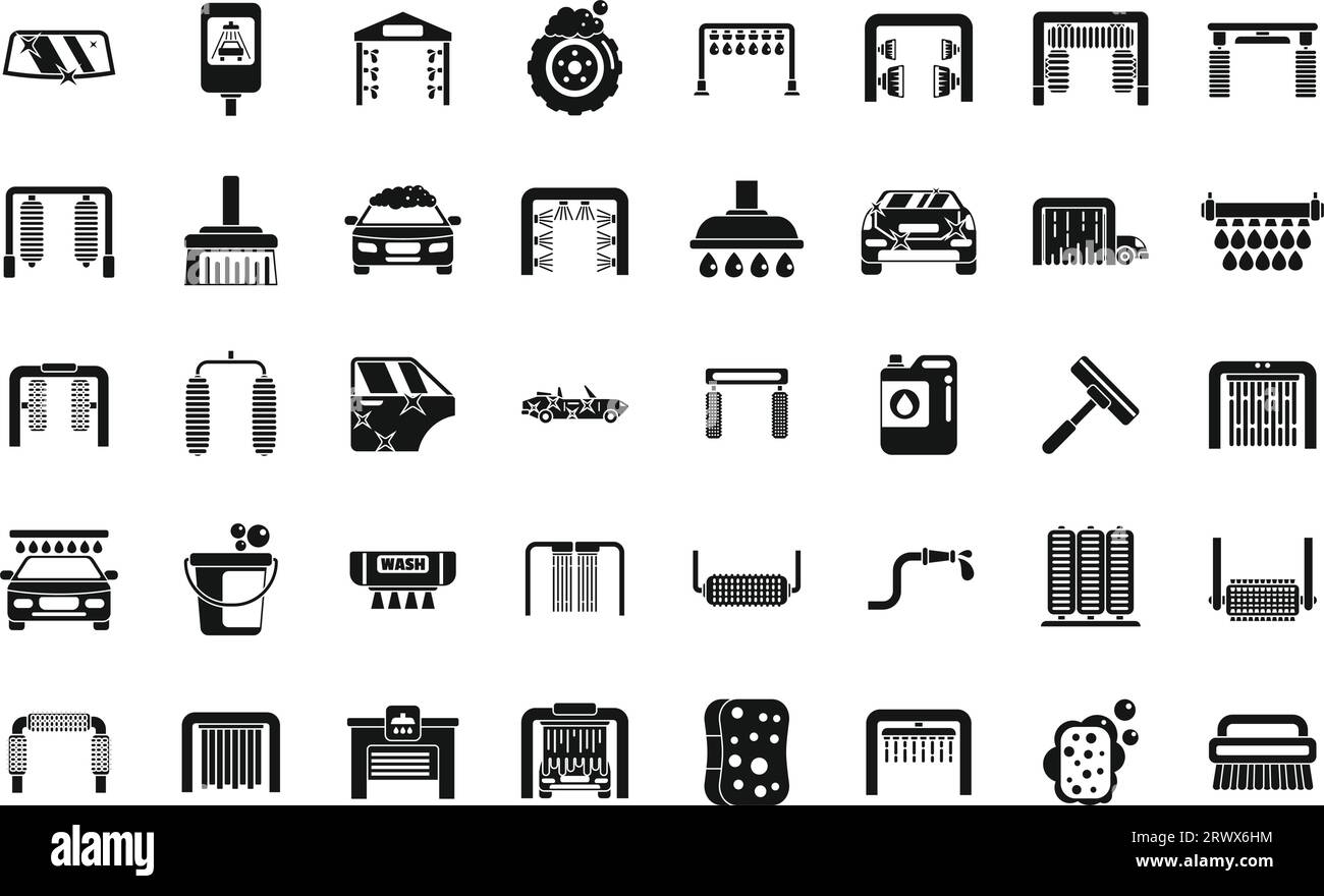 Car wash architecture Cut Out Stock Images & Pictures - Alamy