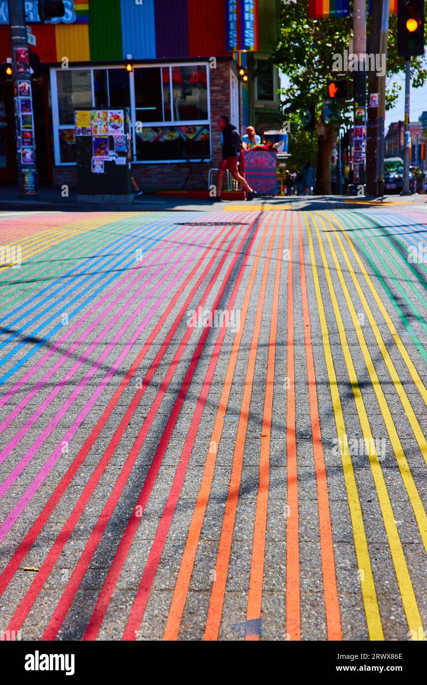 Lgbtq crosswalk hi-res stock photography and images - Alamy