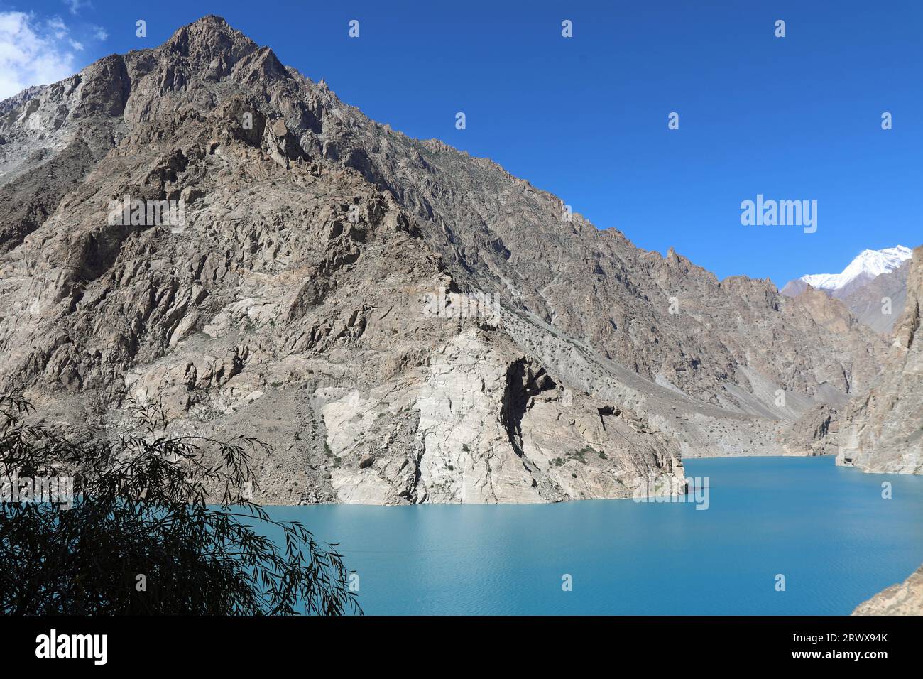 Attabad Lake in the Gojal region of the Upper Hunza in Pakistan Stock ...