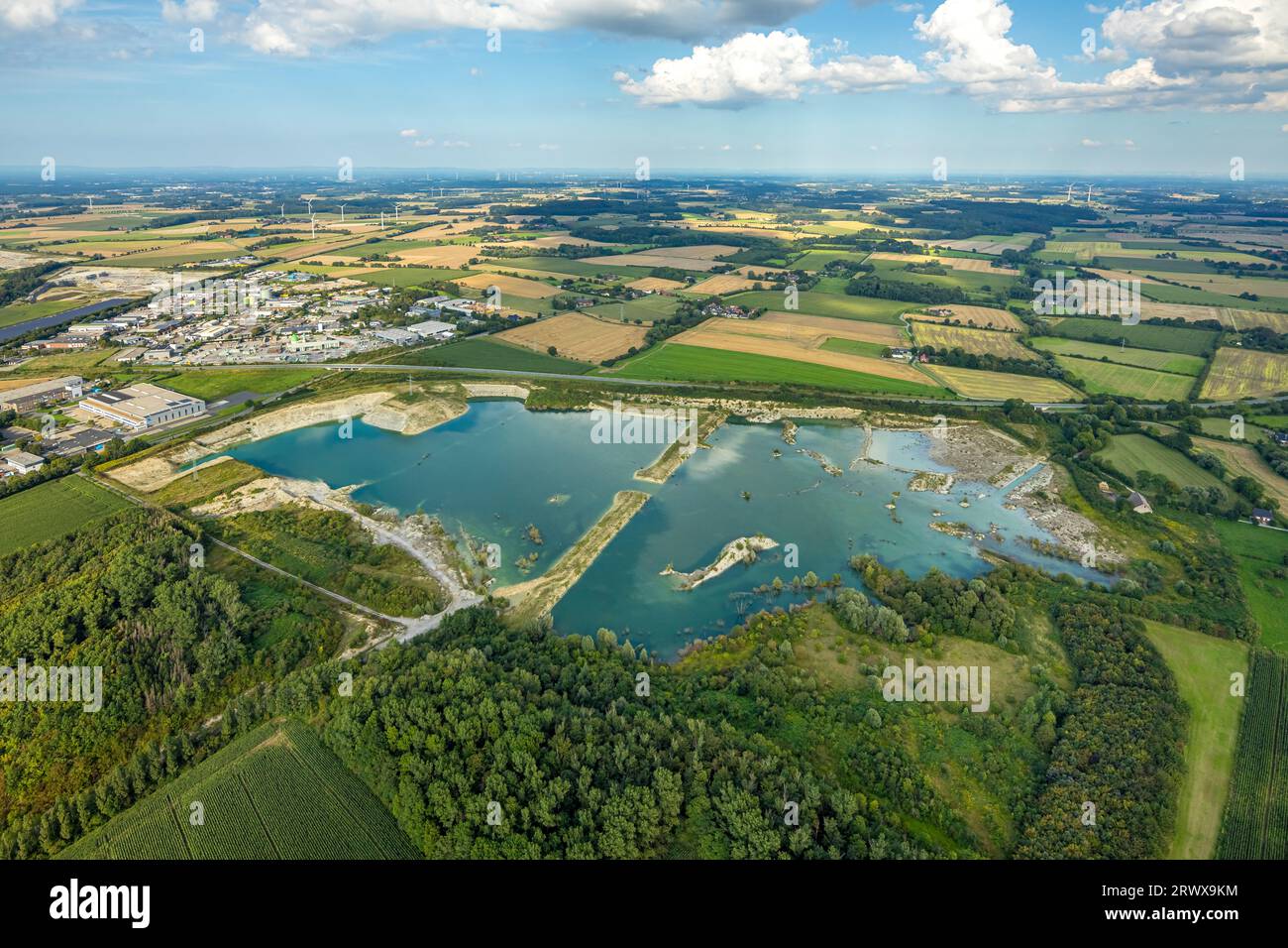 Lake at mersmann cement plant hi-res stock photography and images - Alamy