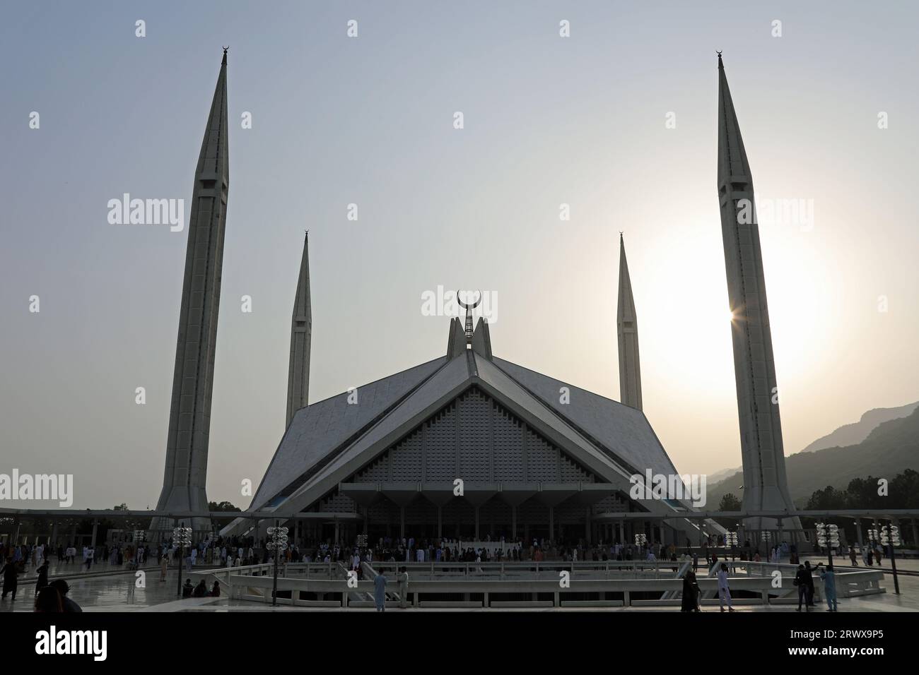 Faisal Mosque at Islamabad in Pakistan Stock Photo - Alamy