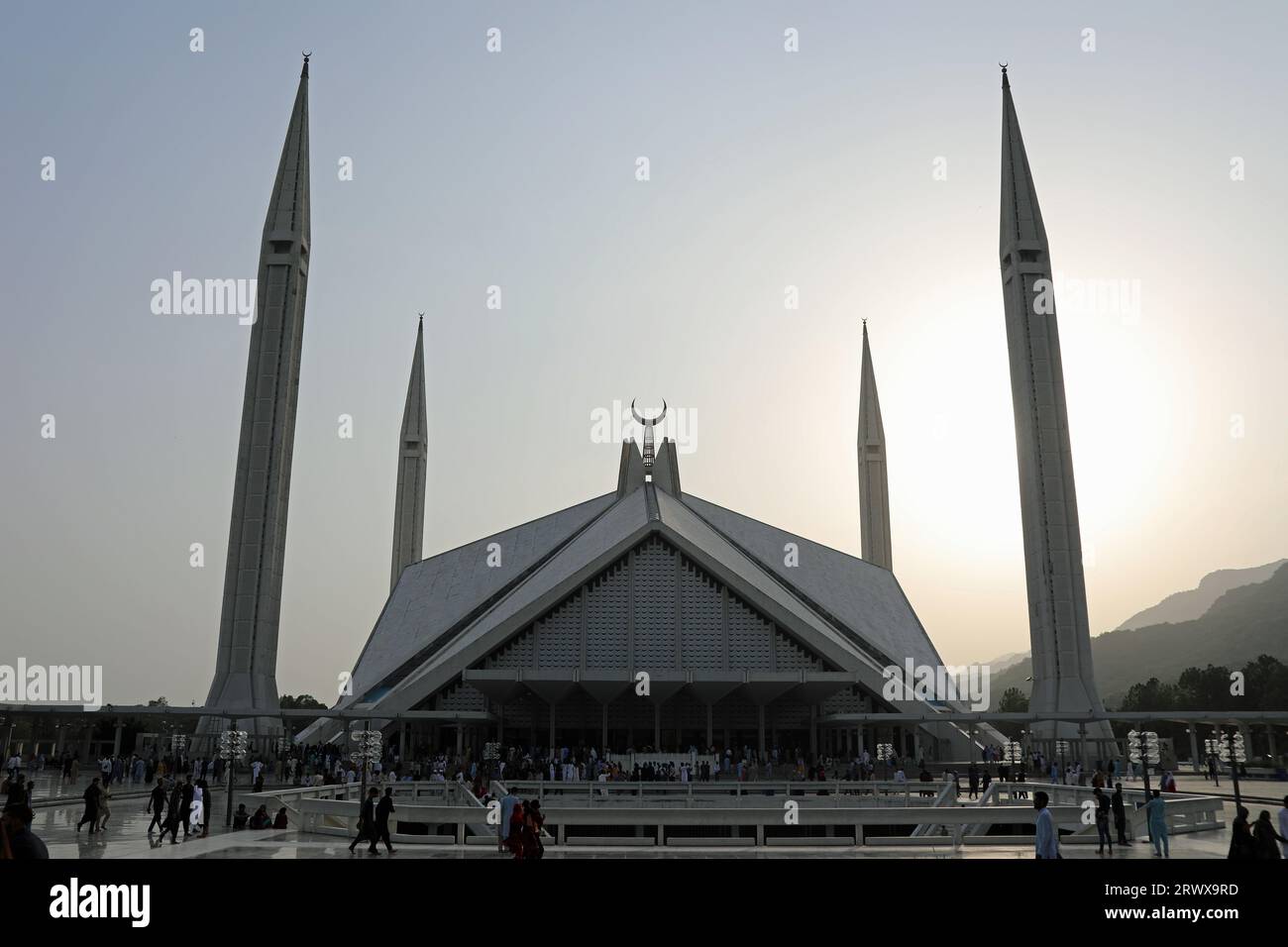 Faisal Mosque at Islamabad in Pakistan Stock Photo - Alamy