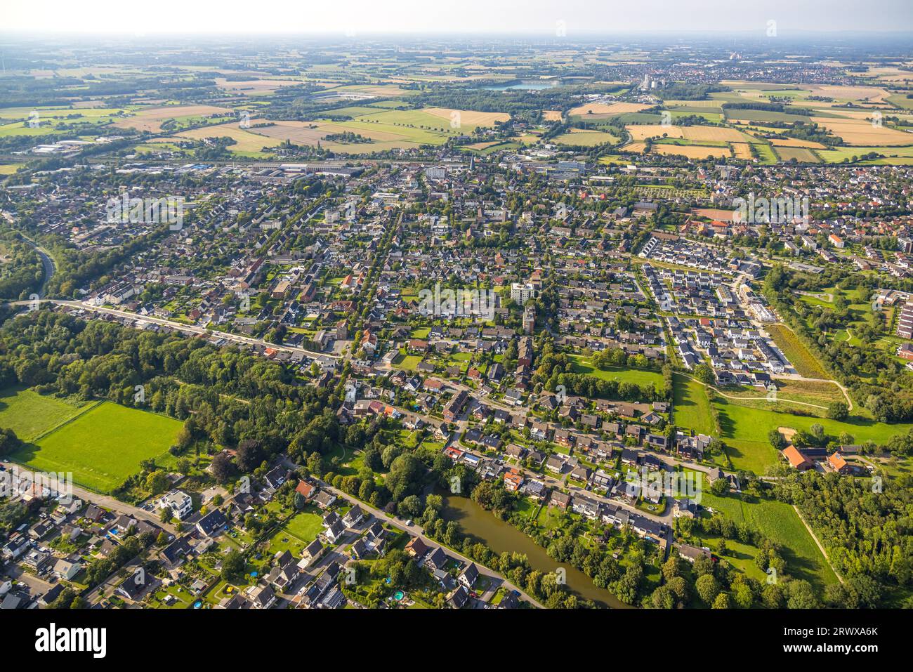 Village view with main street in neubeckum hi-res stock photography and ...