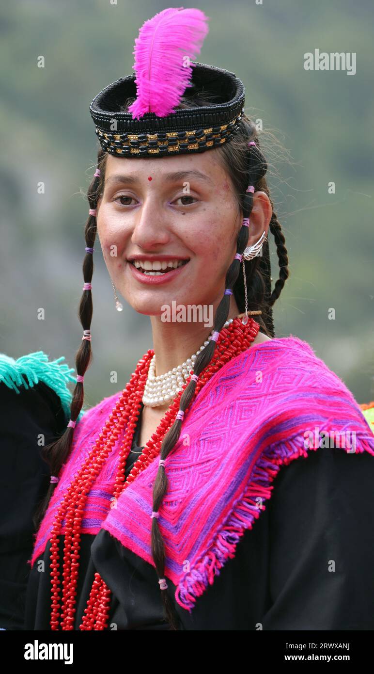 Woman from the Kalash community Stock Photo - Alamy