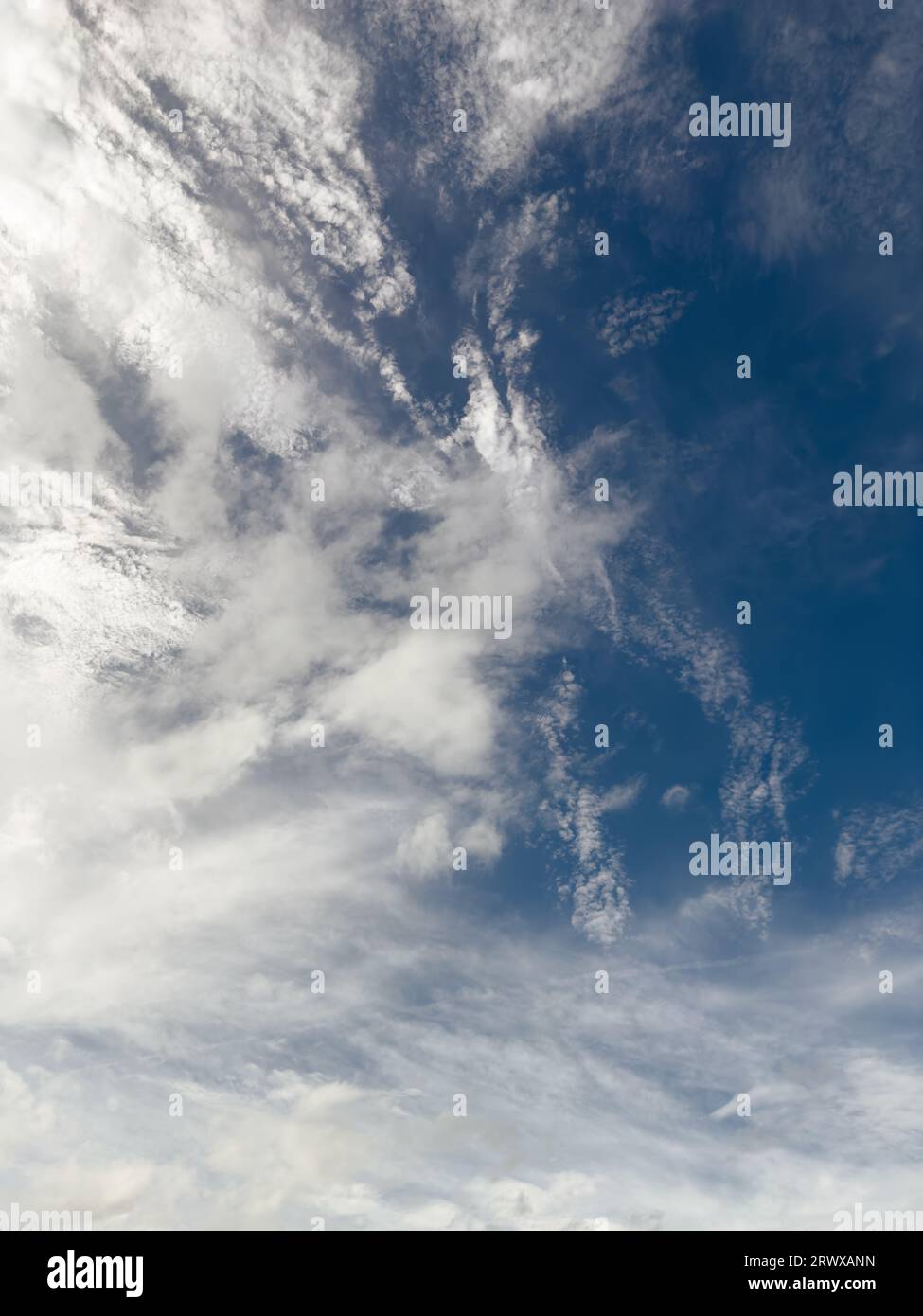 Cloudy Blue Sky Stock Photo - Alamy