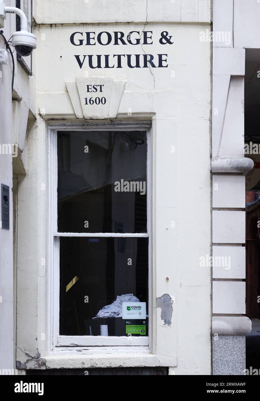 George & Vulture pub at George Yard, London, England Stock Photo - Alamy