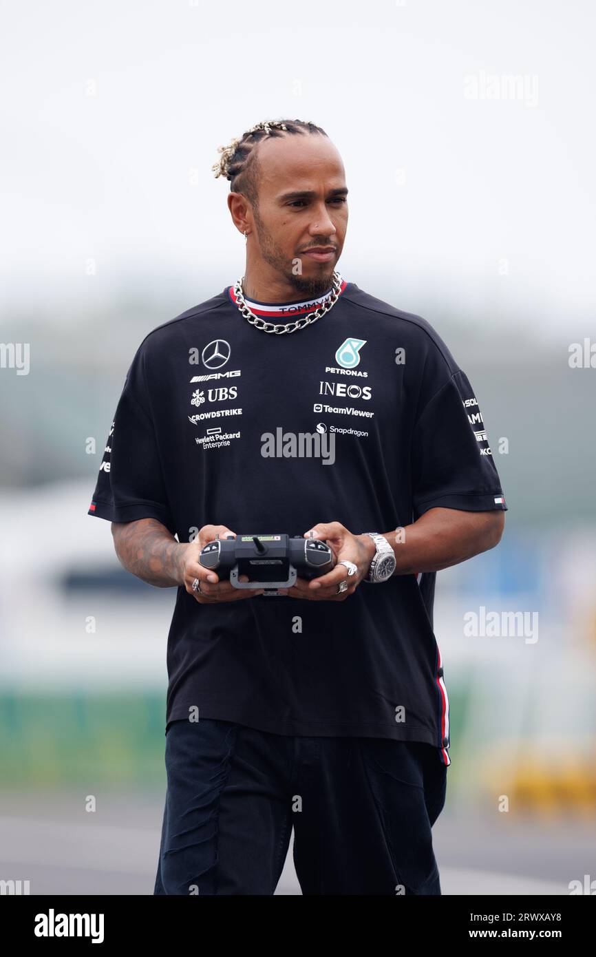 Suzuka Grand Prix Circuit, 21 September 2023: Lewis Hamilton (GBR) of ...