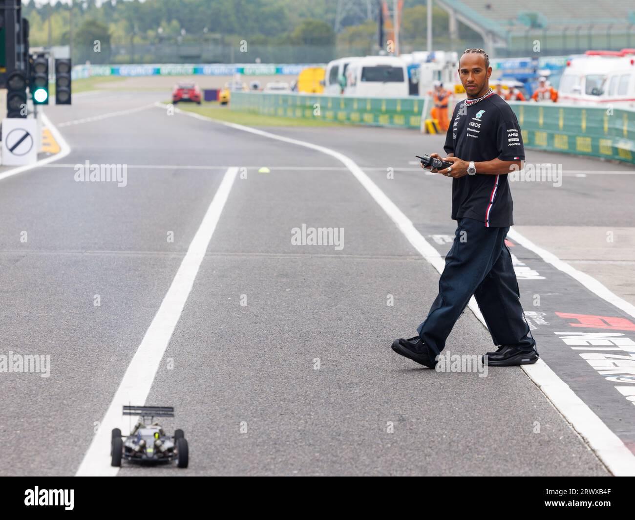 Suzuka Grand Prix Circuit, 21 September 2023: Lewis Hamilton (GBR) of ...