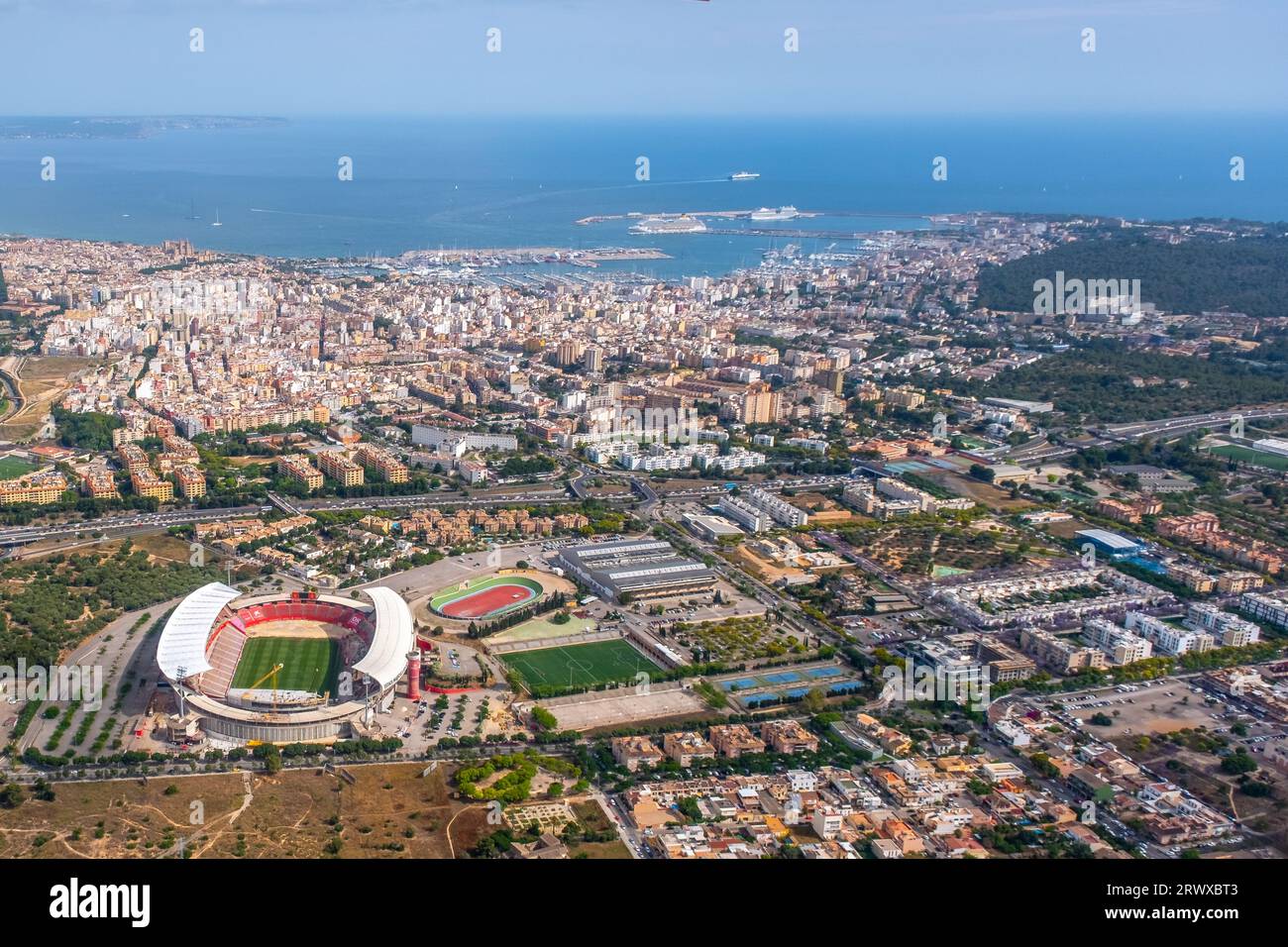 Aerial stadium spain hi-res stock photography and images - Alamy