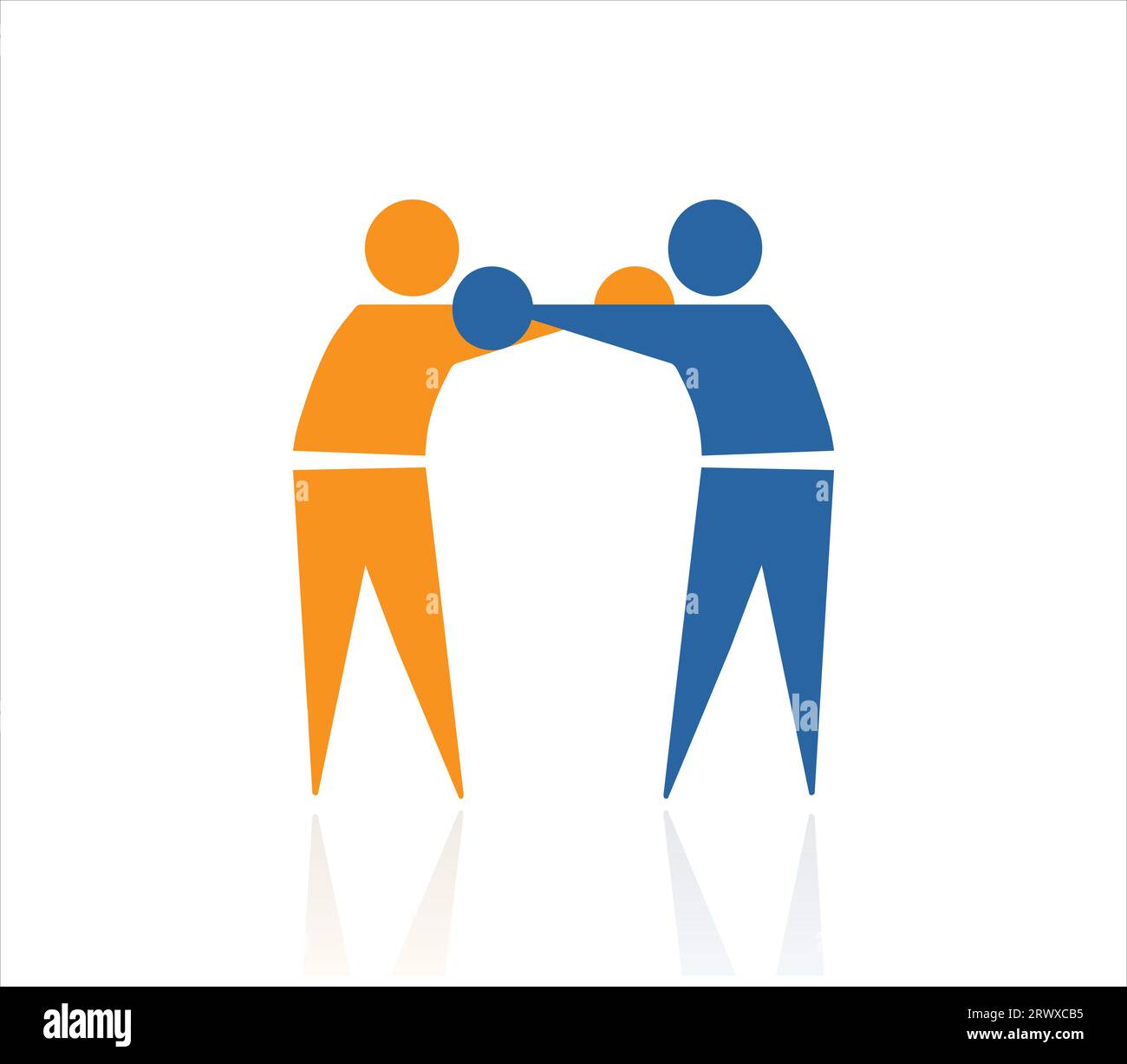 Boxing ring with fighters Stock Vector Images - Alamy