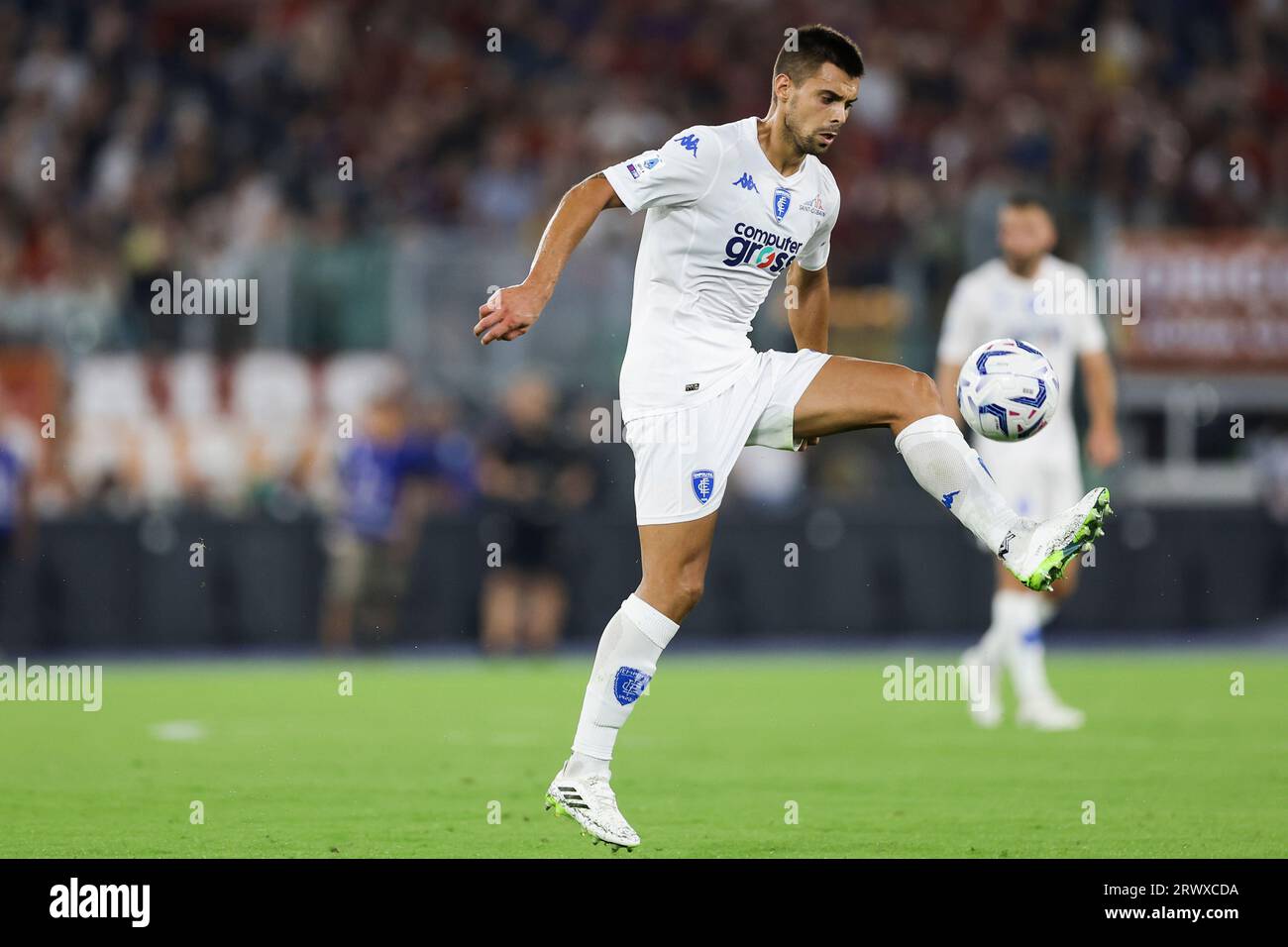 Empoli's Italian midfielder Alberto Grassi controls the ball during the ...