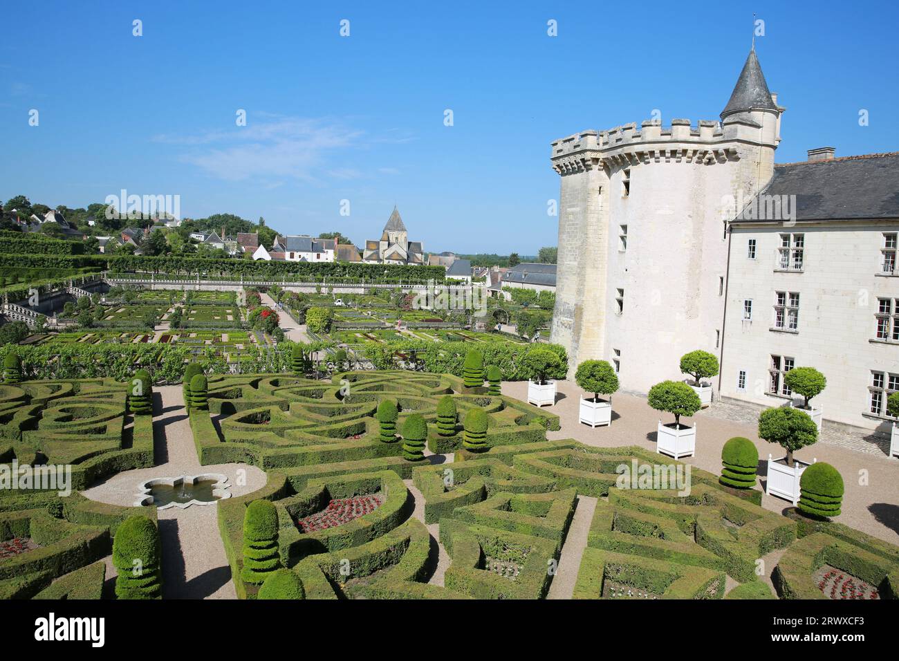 Chateau de Villandry Stock Photo - Alamy