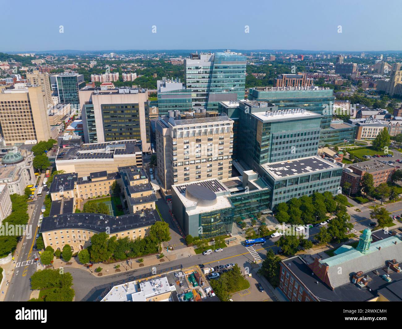 Boston Longwood Medical and Academic Area aerial view in Boston ...