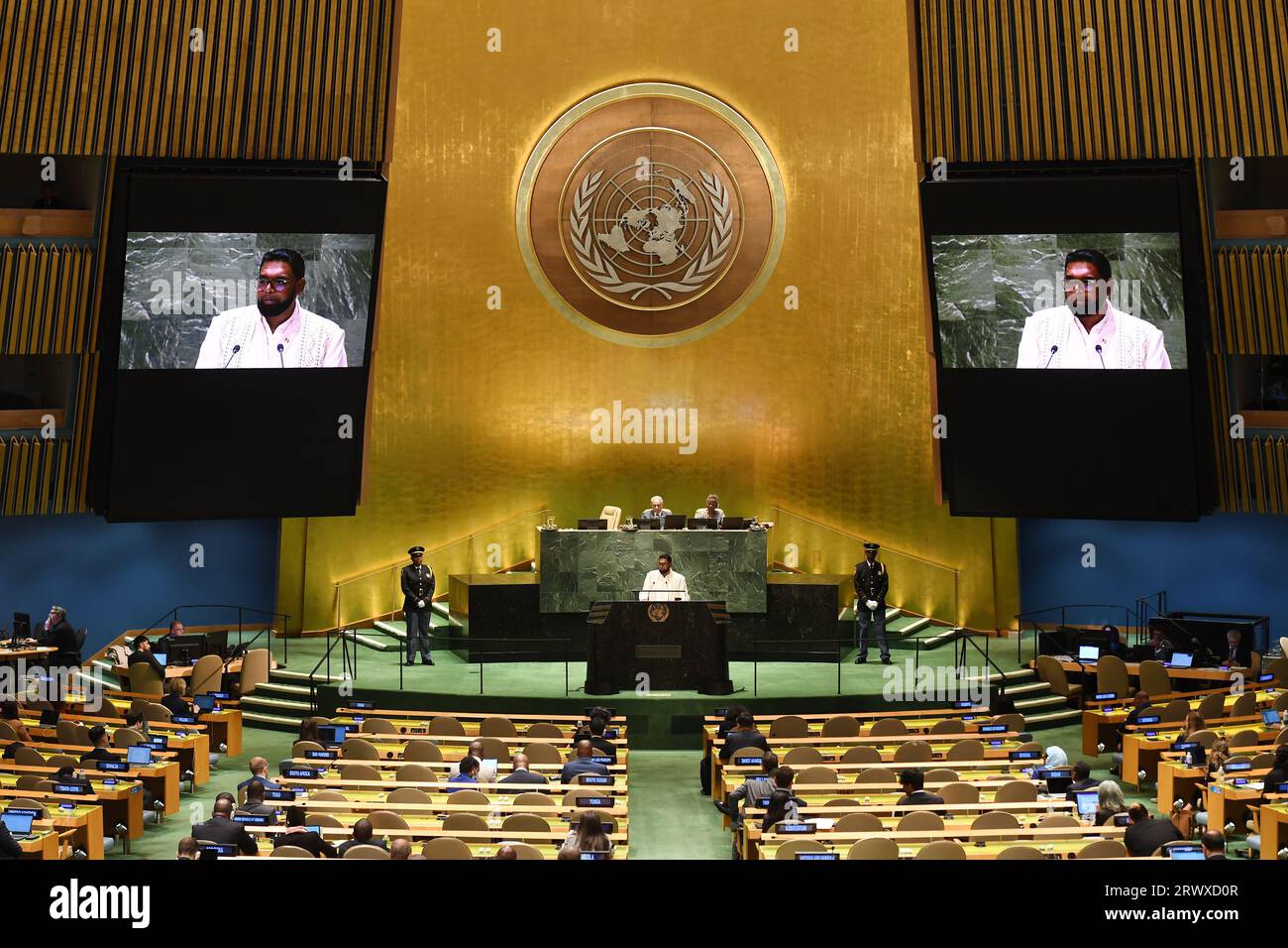 United Nations. 20th Sep, 2023. President of Guyana Mohamed Irfaan Ali ...