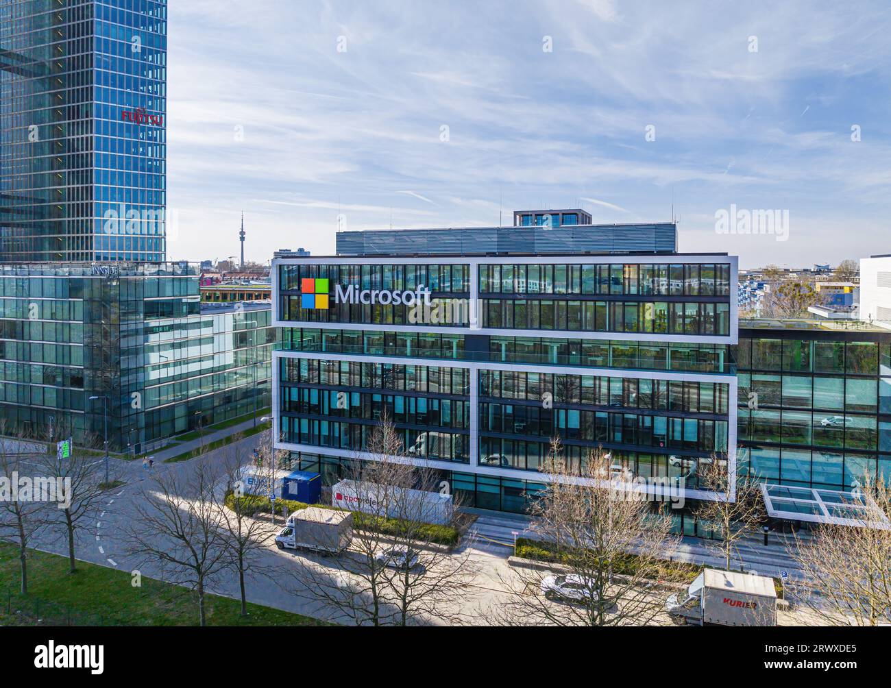 Microsoft building sign word hi-res stock photography and images - Alamy