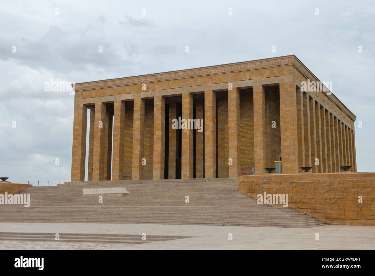 Anitkabir is the mausoleum of Mustafa Kemal Ataturk completed in 1953 ...