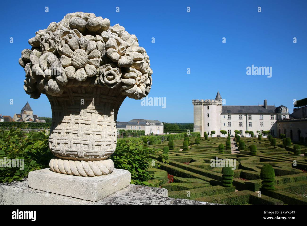 Chateau de Villandry Stock Photo - Alamy