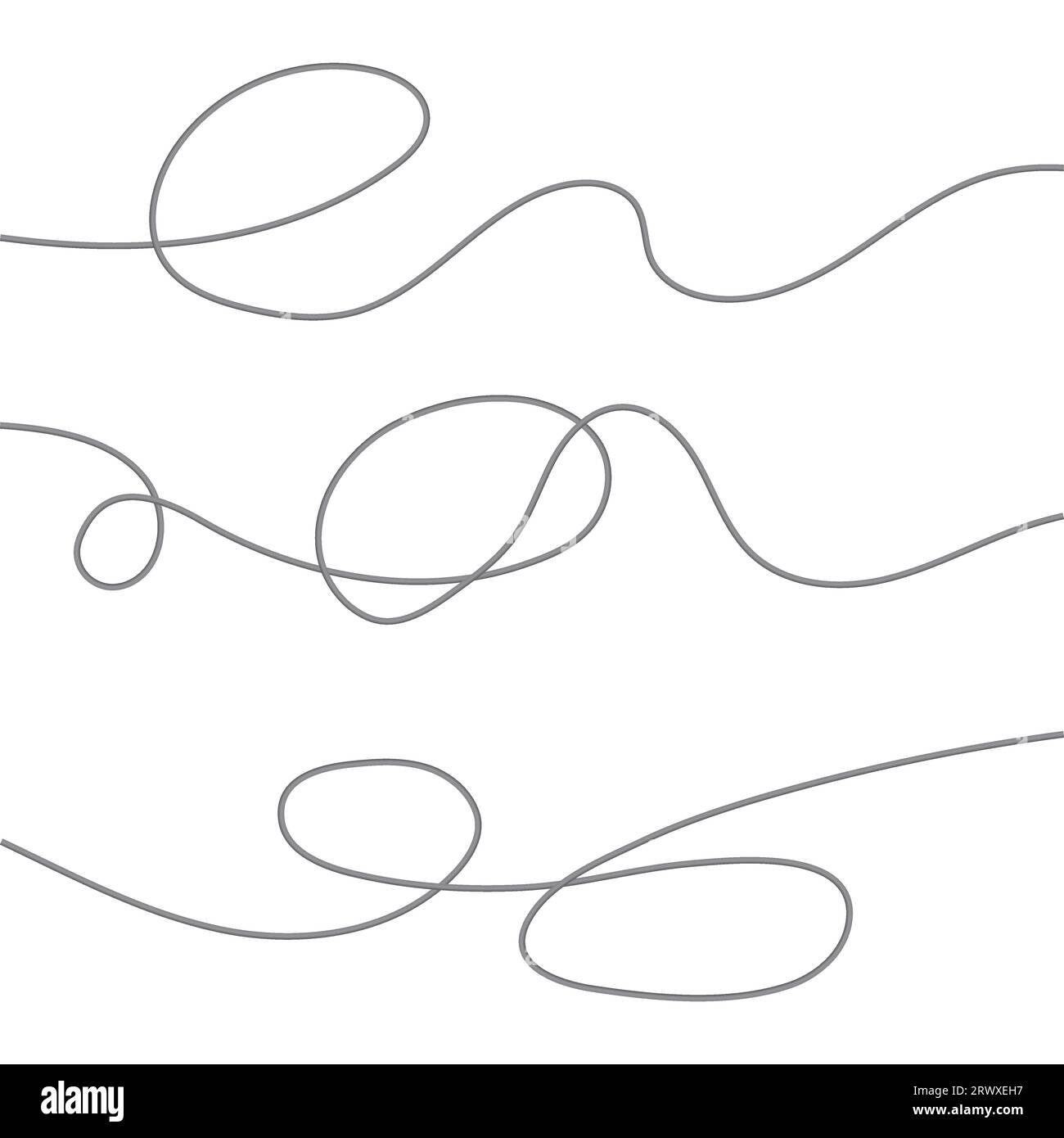 Random lines artistic element Cut Out Stock Images & Pictures - Alamy