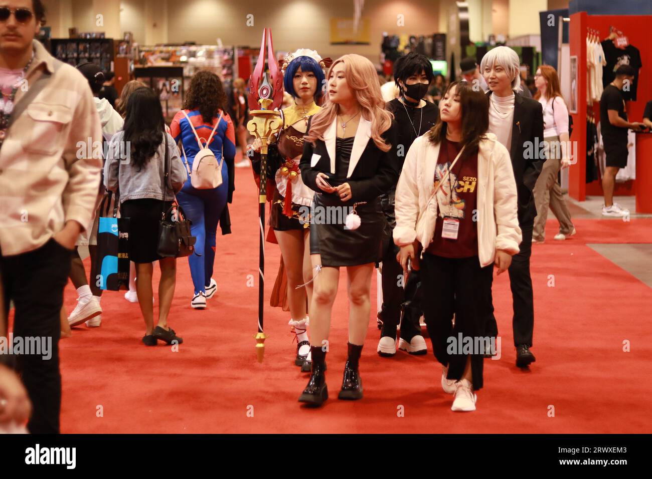 Cosplayers attend the ‘Fan Expo Canada’ at Metro Toronto Convention ...