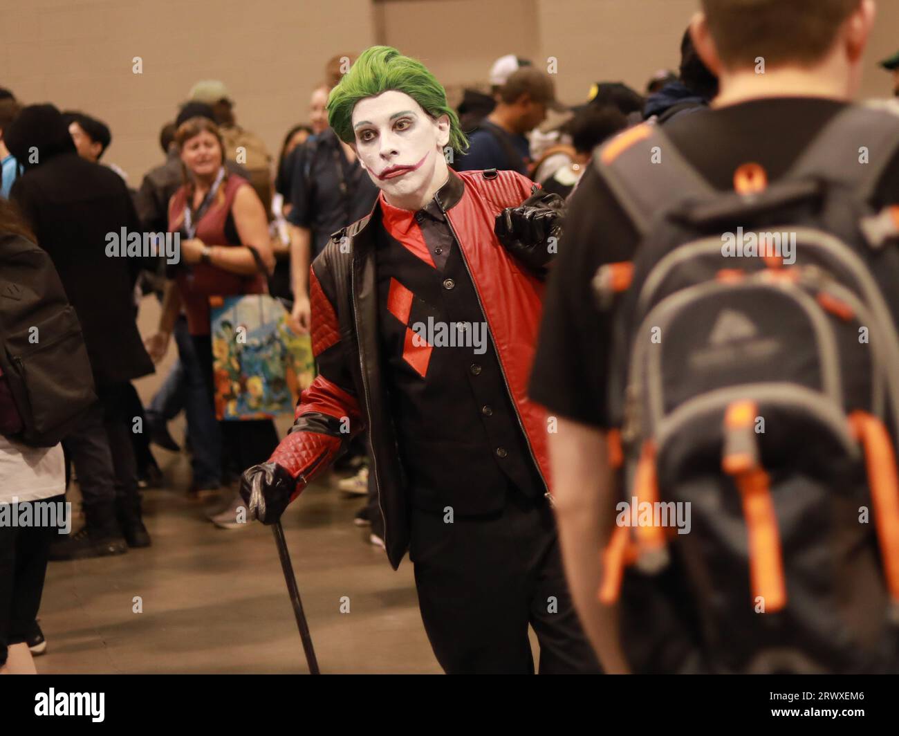 Cosplayers dressed as Joker attends the ‘Fan Expo Canada’ at Metro ...