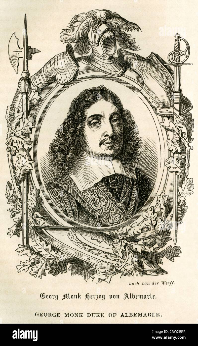 Europa, Großbritannien, Georg Monk Herzog von Albemarle, General ...