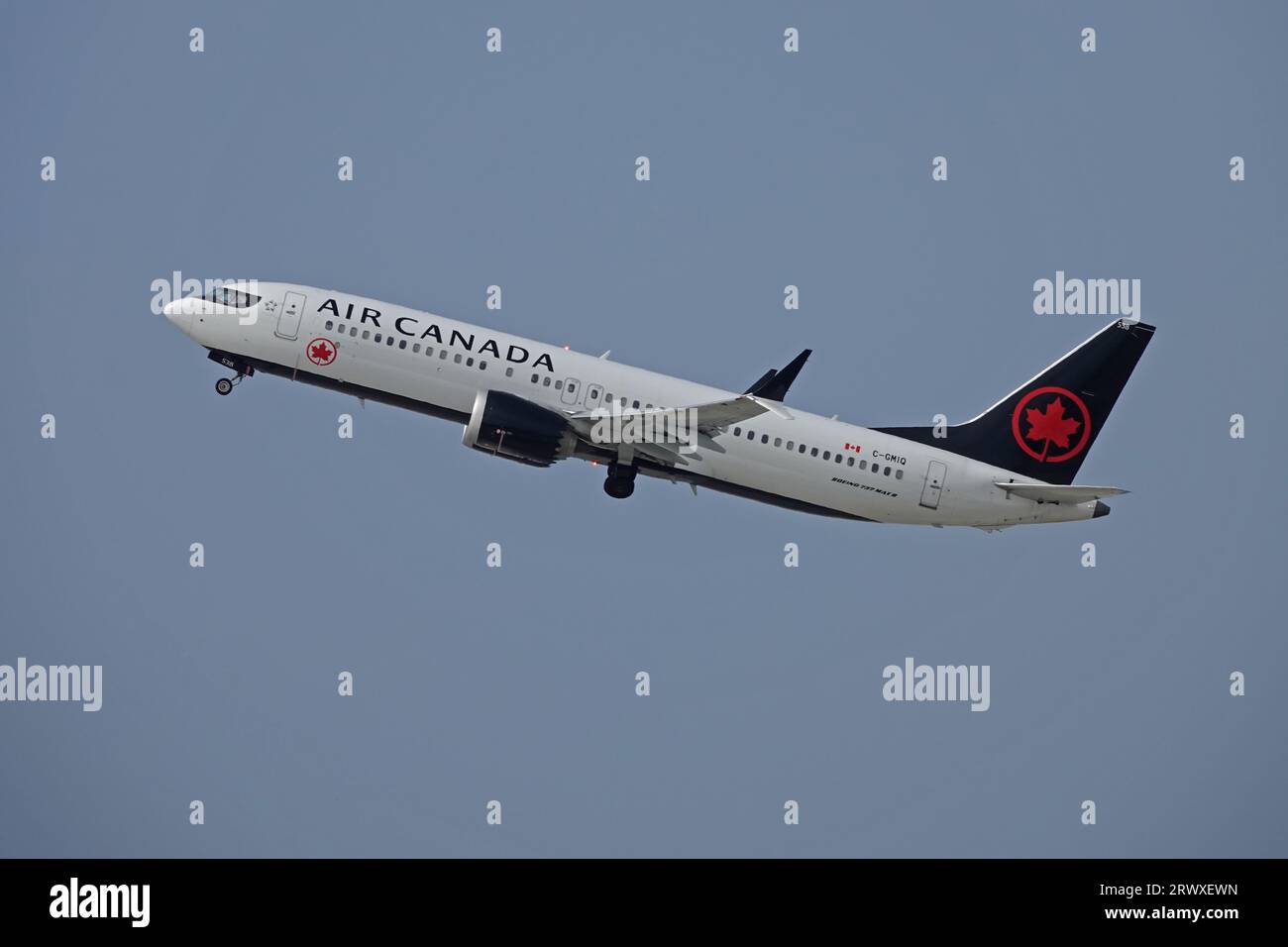 Los Angeles, California, USA - Sept. 5, 2023: A Boeing 737 Max 8 ...