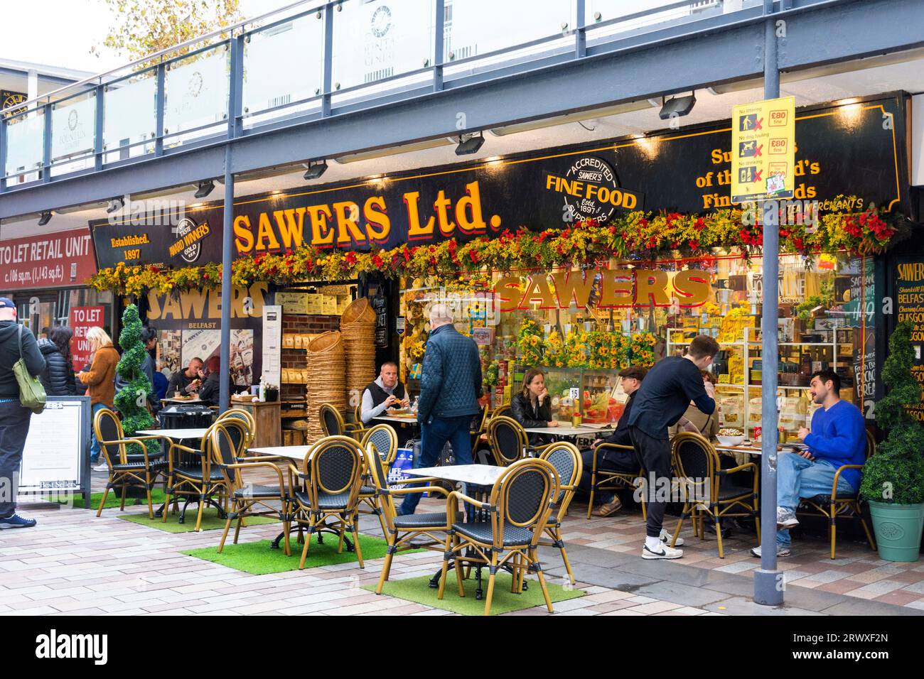 Sawers Ltd, a famous deli and fine food shop cafe in Belfast, Northern ...