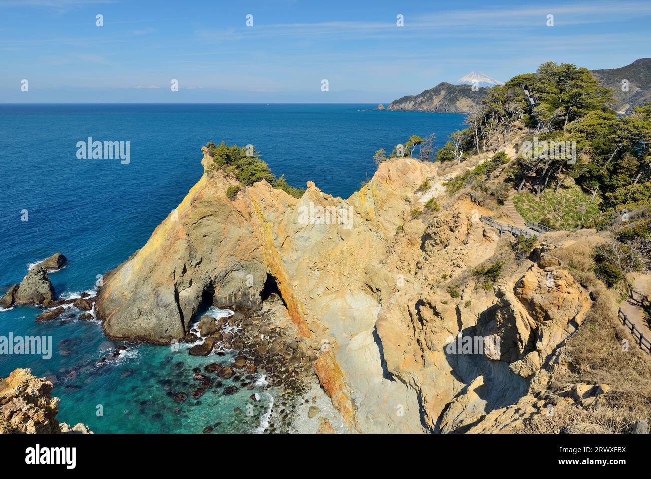 View from Koganezaki, Izu, Shizuoka Prefecture Stock Photo - Alamy