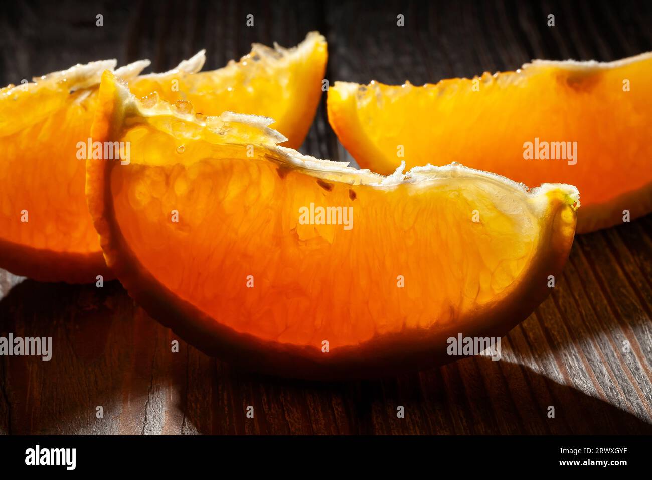 Orange slices background hi-res stock photography and images - Alamy