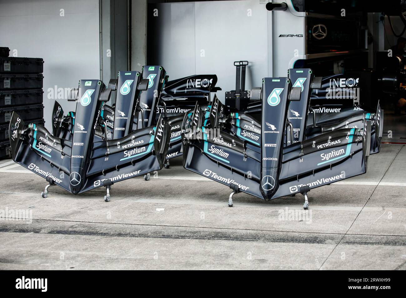 Mercedes w14 front wing 2023 hi-res stock photography and images - Alamy