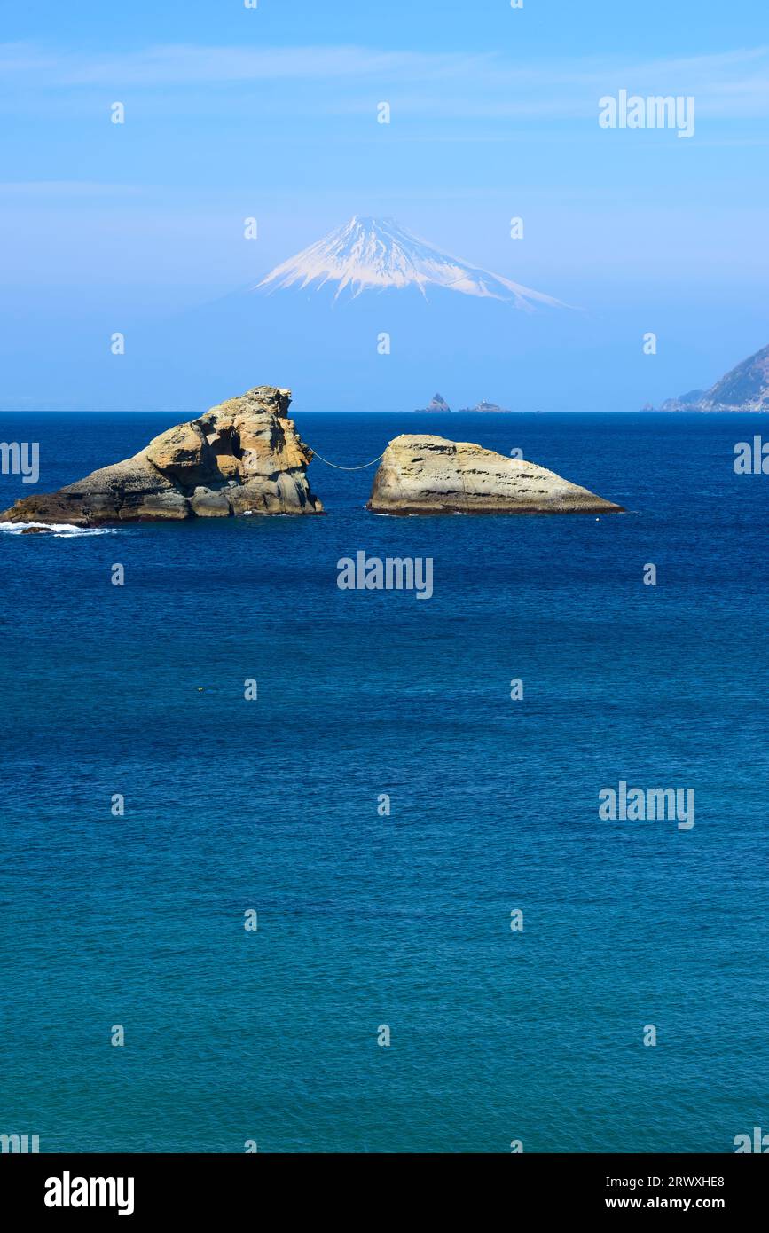 Fuji from Nishi-Izu Kumomi Beach, Shizuoka Prefecture Stock Photo - Alamy