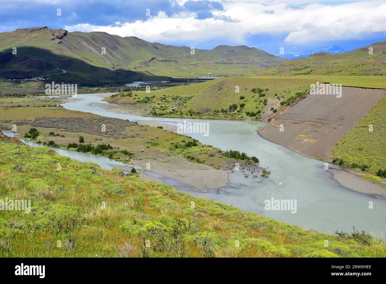 Torres del Paine National Park. Paine River. Provincia de Ultima ...