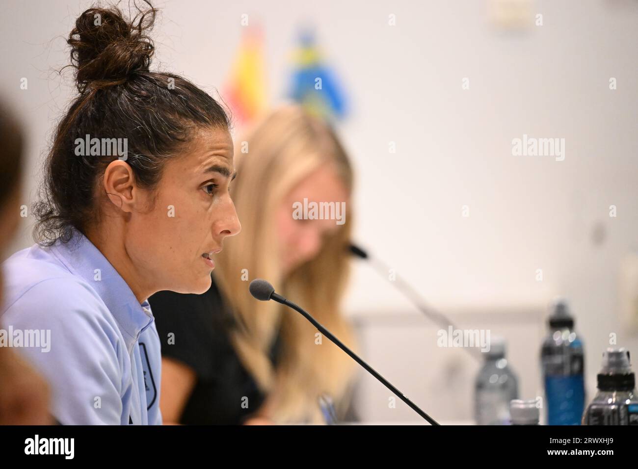 Spain's women's national soccer team head coach Montserrat 'Montse ...