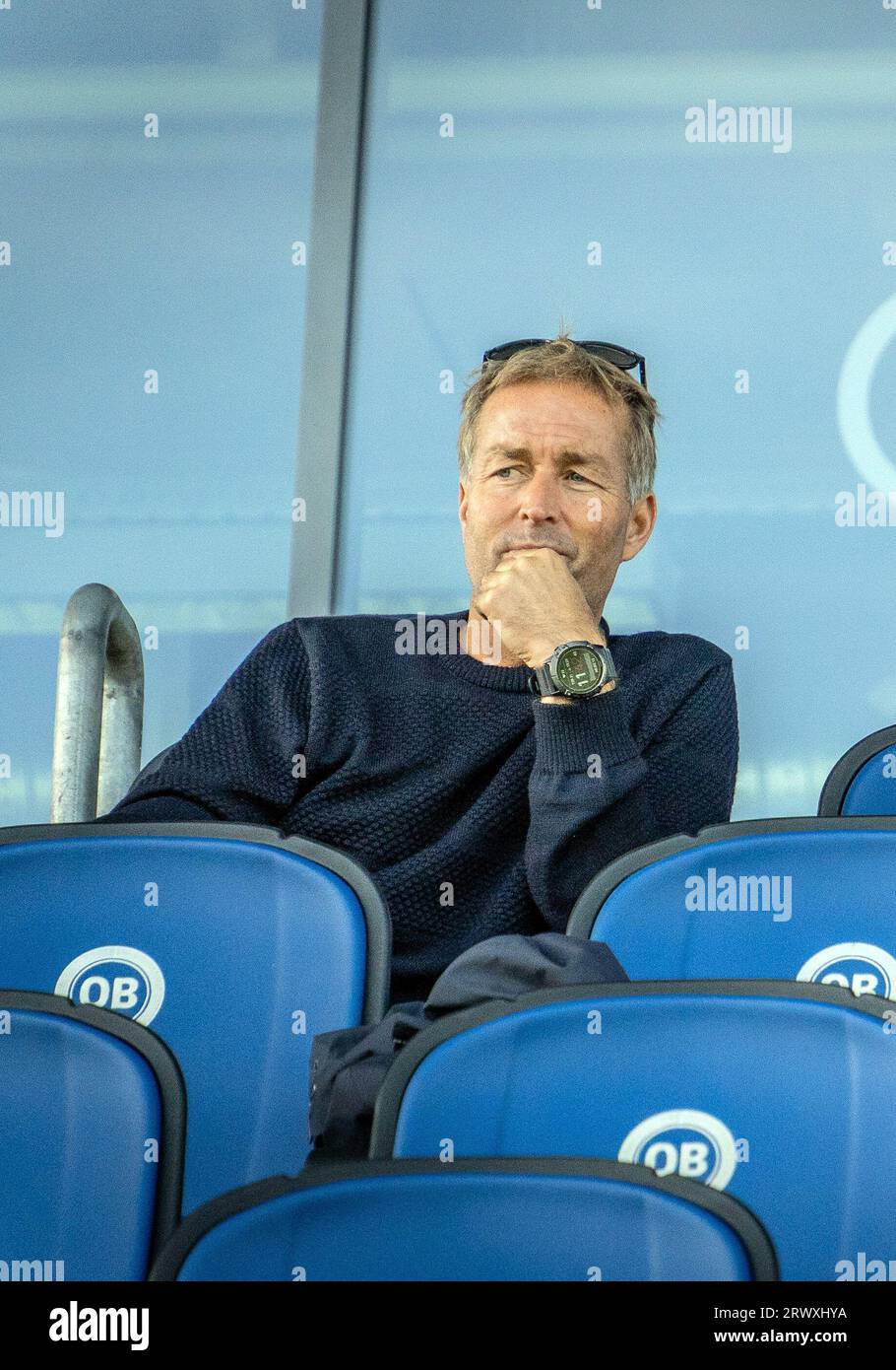 Odende, Denmark. September 21st, 2023. Head coach for the Denmark ...