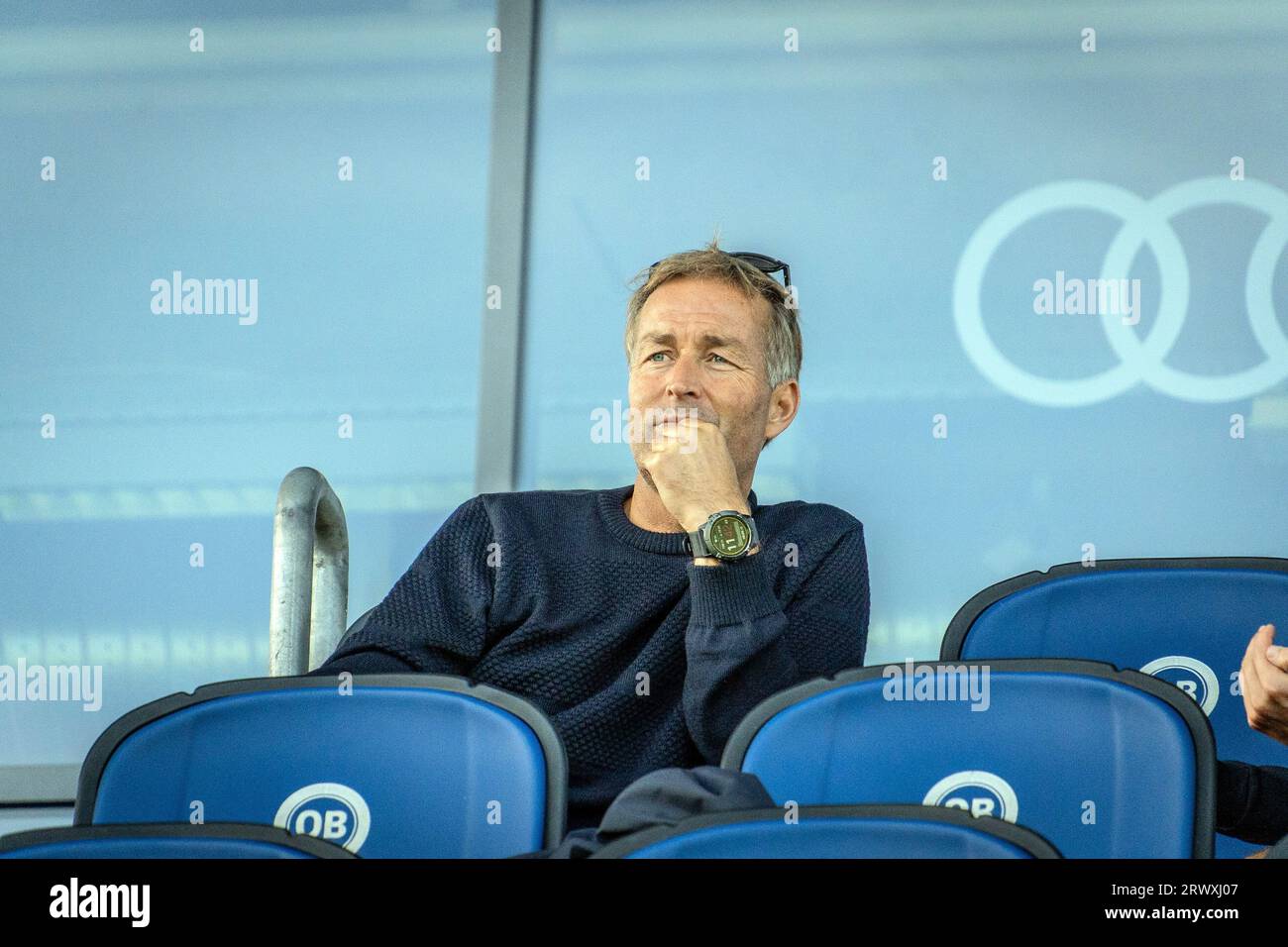 Odende, Denmark. September 21st, 2023. Head coach for the Denmark ...