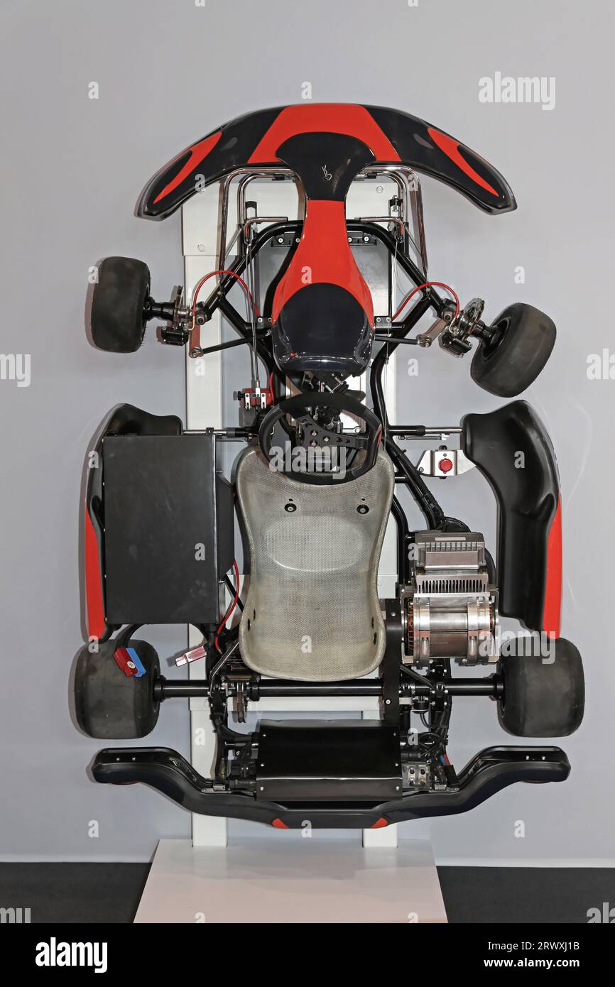 Fast Electric Go Kart With Lithium Ion Batteries Top View Stock Photo ...