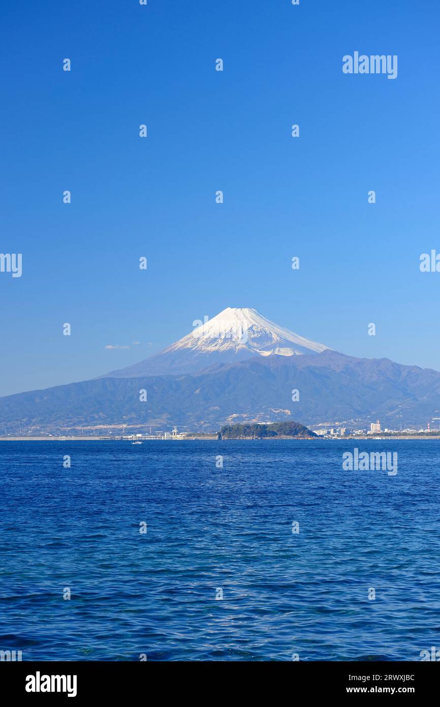 Fuji over Suruga Bay, Shizuoka Prefecture Stock Photo - Alamy