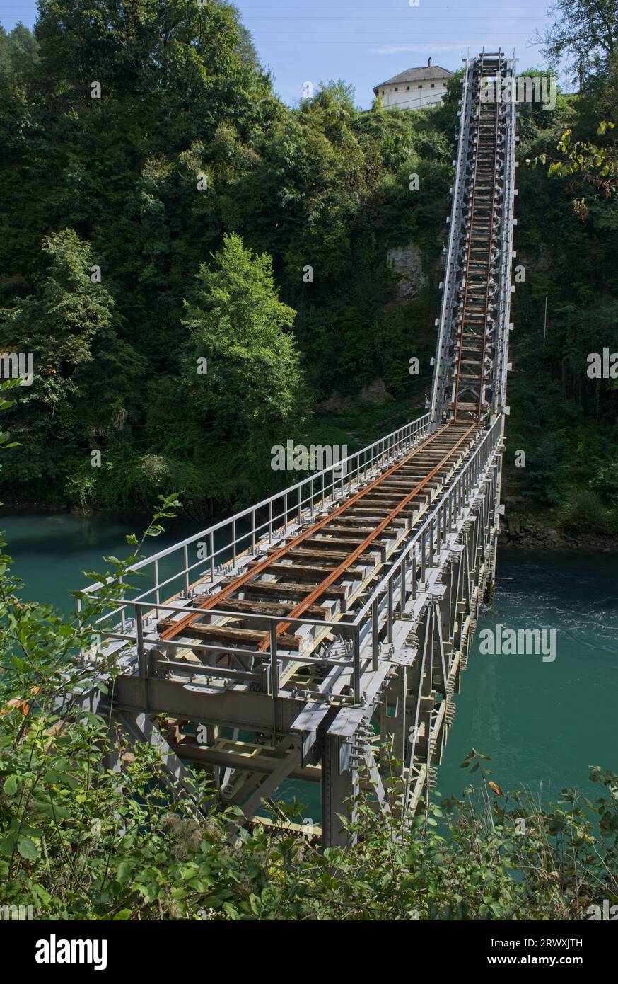 Jablanica, Bosnia and Herzegovina - Sep 18, 2023: Old Neretva Train ...