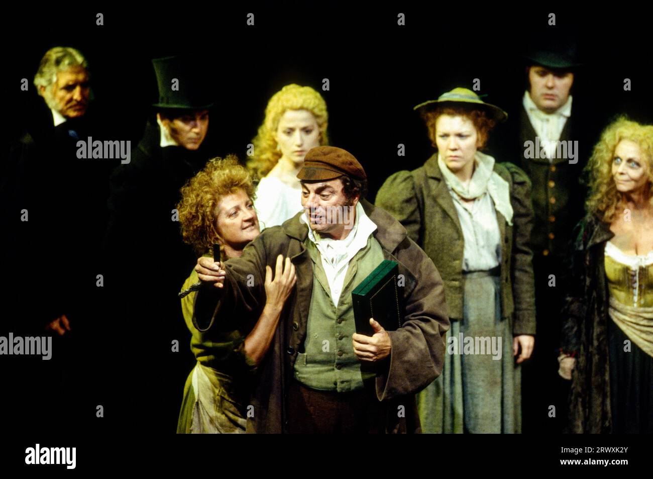 Julia McKenzie (Mrs Lovett), Alun Armstrong (Sweeney Todd) in SWEENEY ...