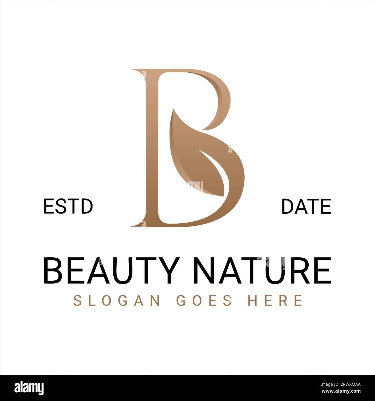 Botanical letter a emblem Stock Vector Images - Alamy