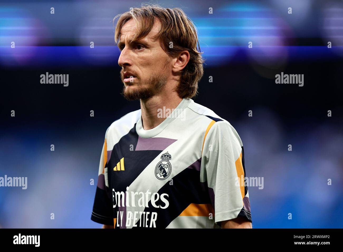 Luka Modric of Real Madrid Cf during warm up before the Uefa Champions ...