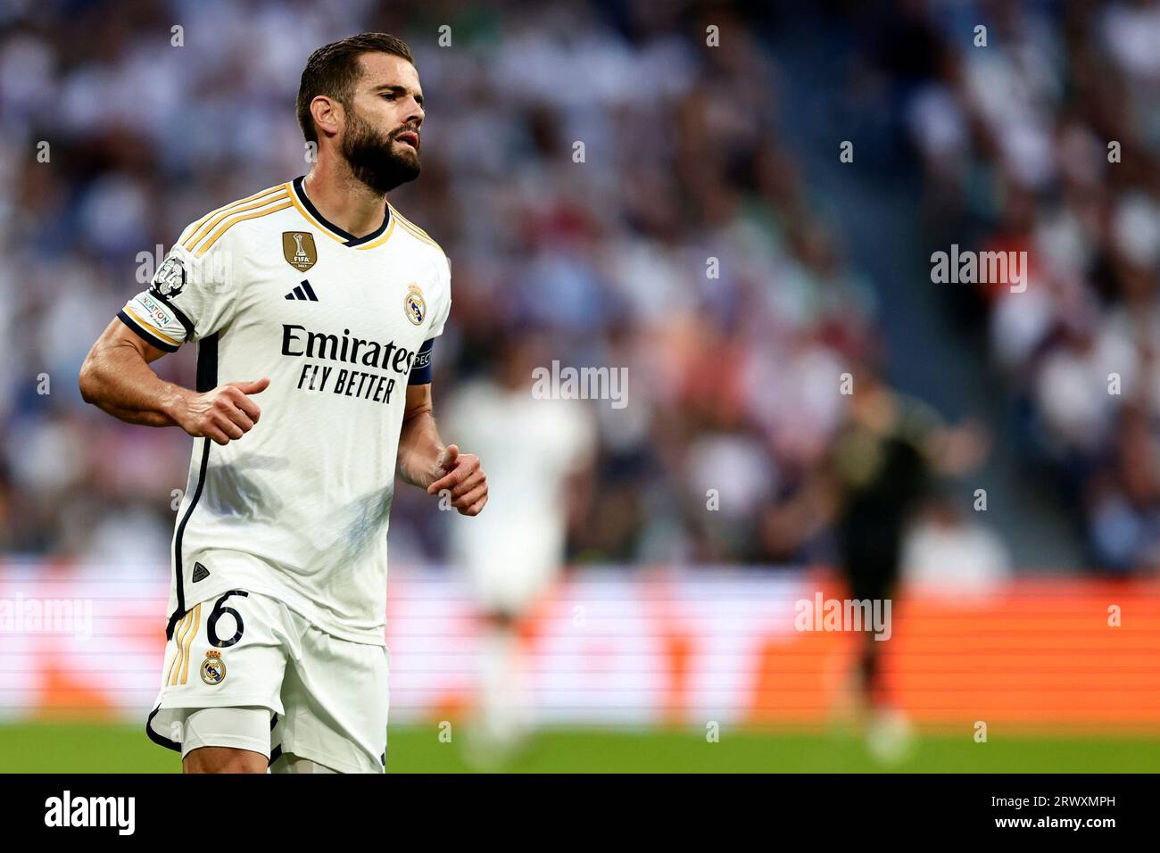 Nacho of Real Madrid Cf looks on during the Uefa Champions League match ...