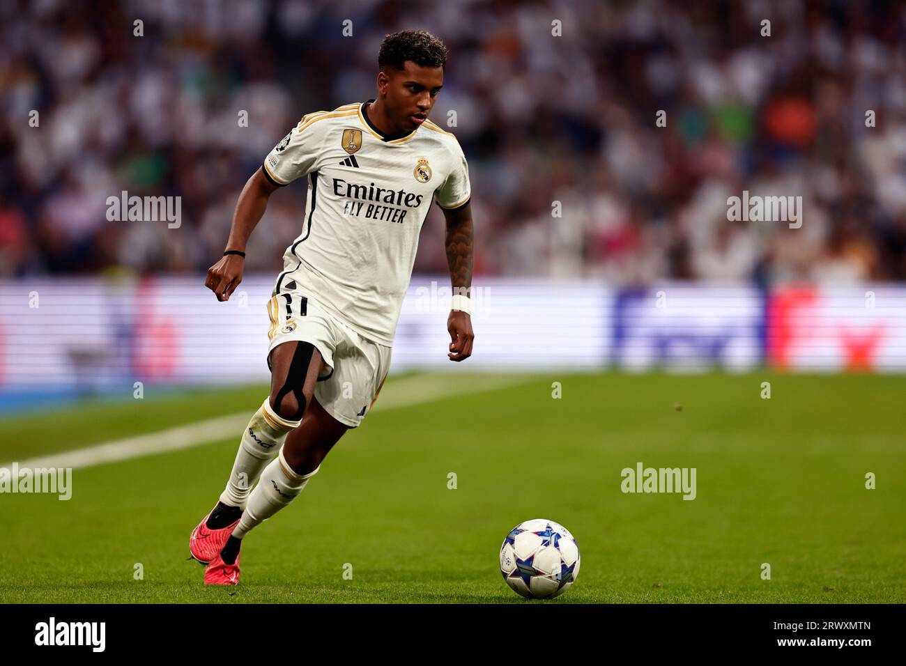Rodrygo of Real Madrid Cf in action during the Uefa Champions League ...